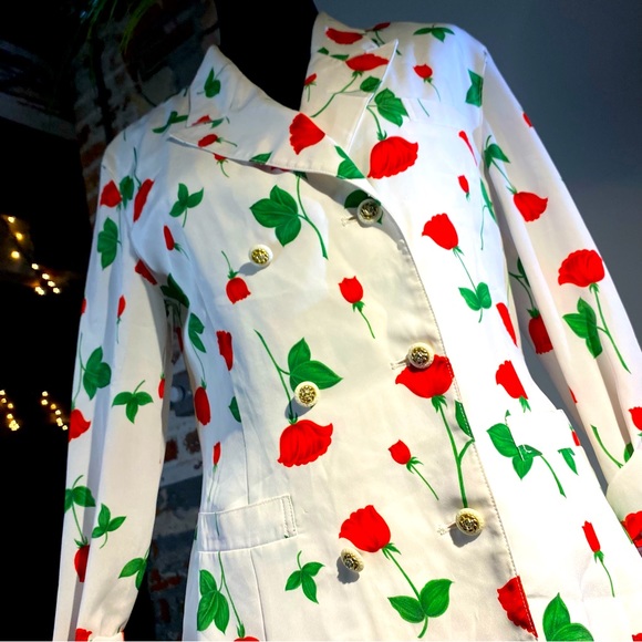 Jackets & Coats | Vintage Rose Blazer | Poshmark